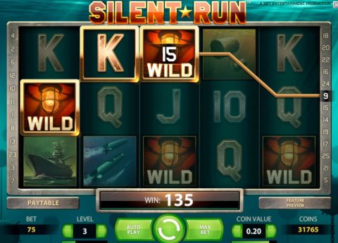 Silent Run slot review (NetEnt) door CasinoJager.com