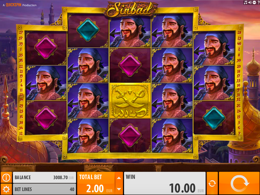 Sinbad slot review (Quickpin) door CasinoJager.com