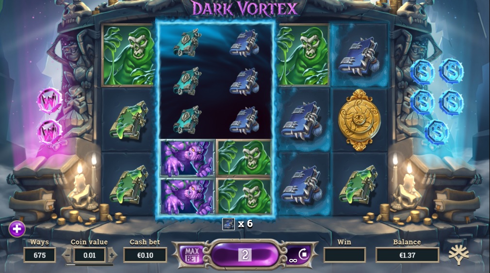 Dark Vortex gokkast review (Yggdrasil) door CasinoJager.com
