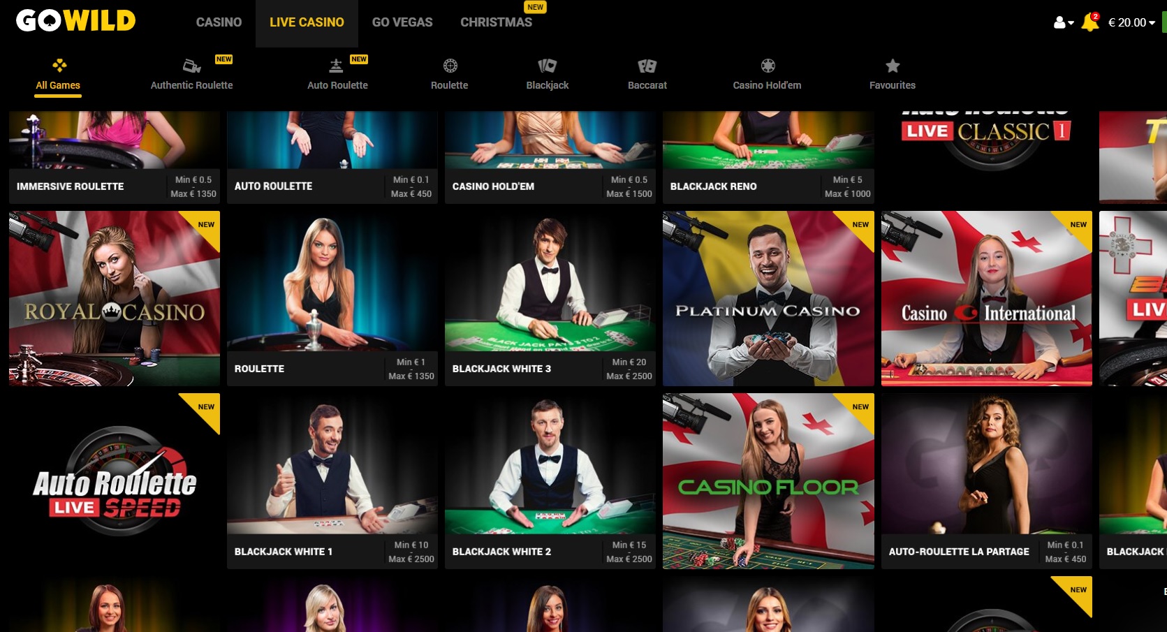 Go Wild Casino review door CasinoJager - Is GoWild betrouwbaar?