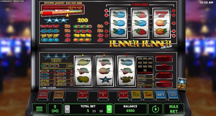 Runner Runner Arcade Gokkast Review (Stakelogic) door CasinoJager.COM