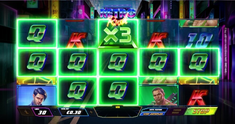 Retro Rush Gokkast Review (Playtech) door CasinoJager.COM