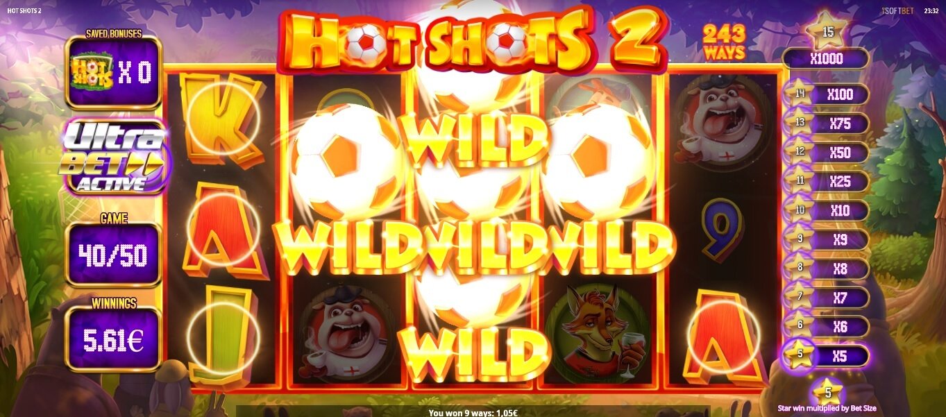 Hot Shots 2 Gokkast Review (iSoftBet) door CasinoJager.COM