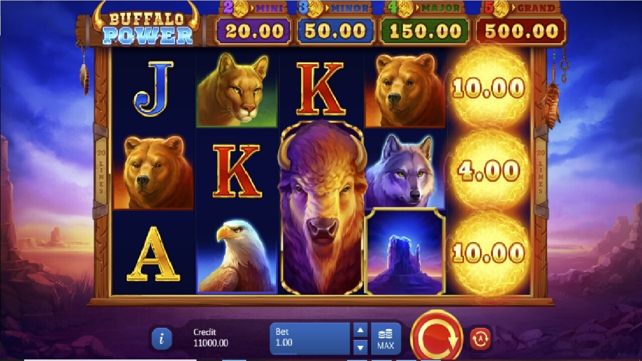 Buffalo Power Hold and Win Gokkast Review (Playson) door CasinoJager