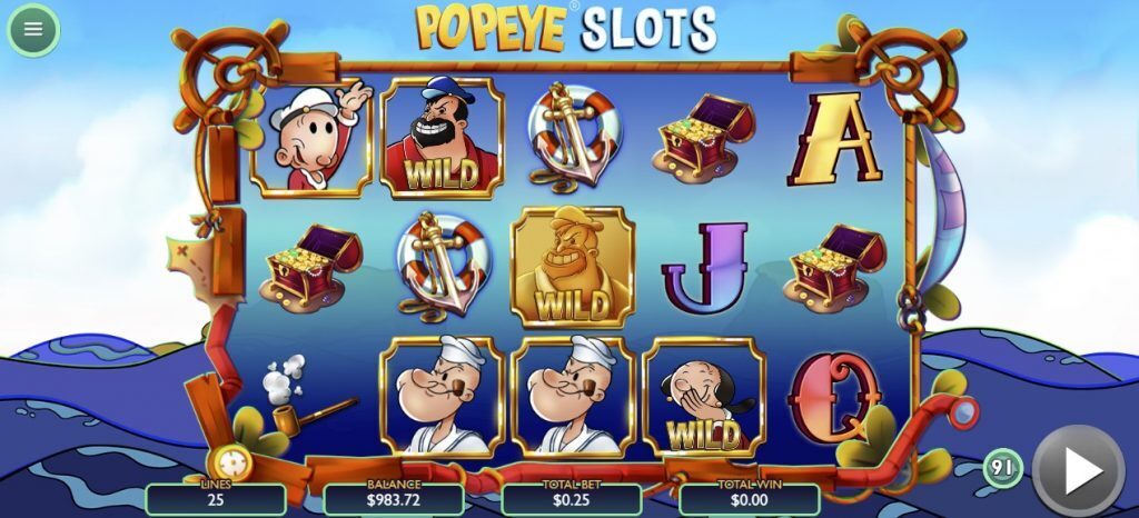 Popeye Slots Gokkast Review (Vibra Gaming) door CasinoJager.COM